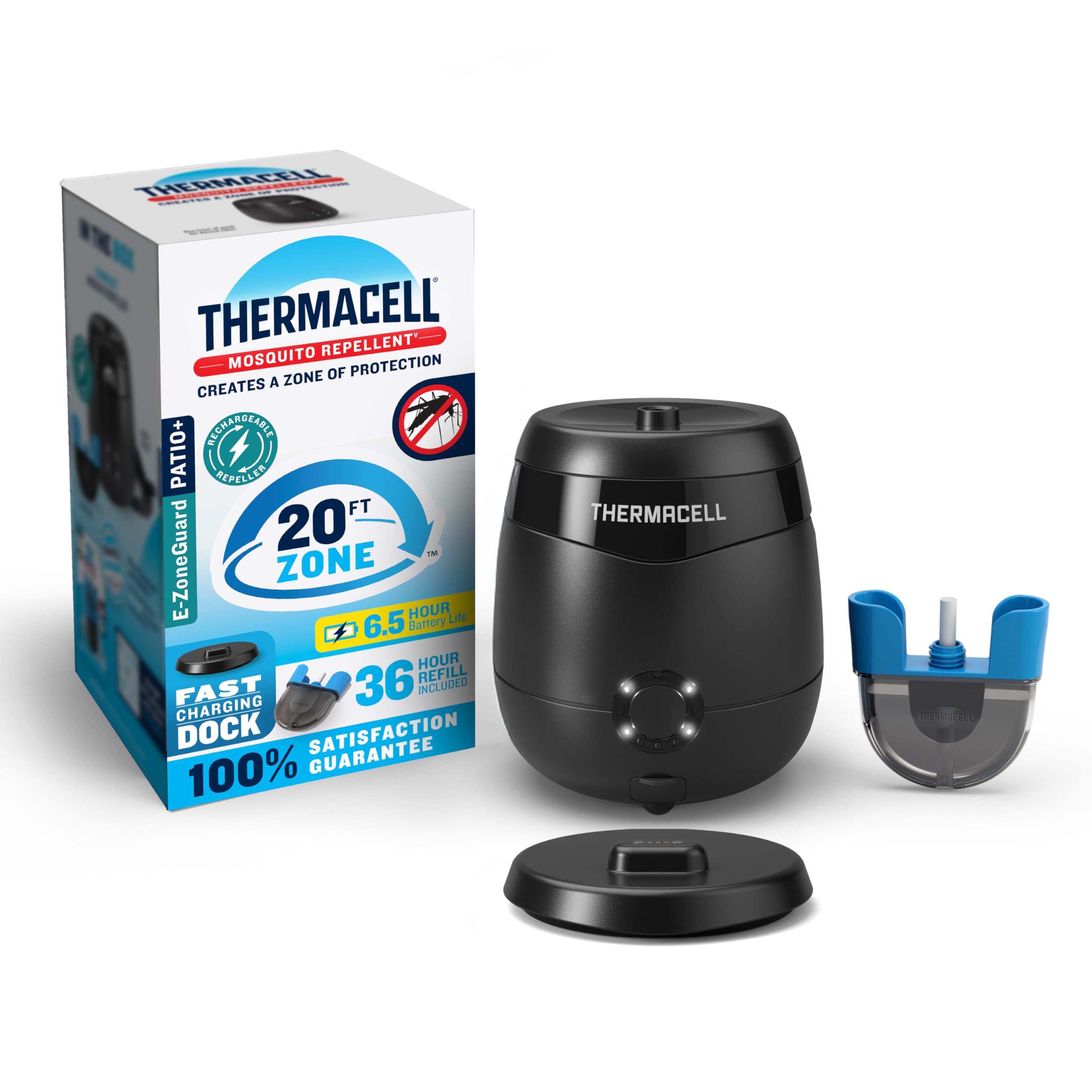 Thermacell Mosquito Repellent E-Series Rechargeable Repeller; Patio ...