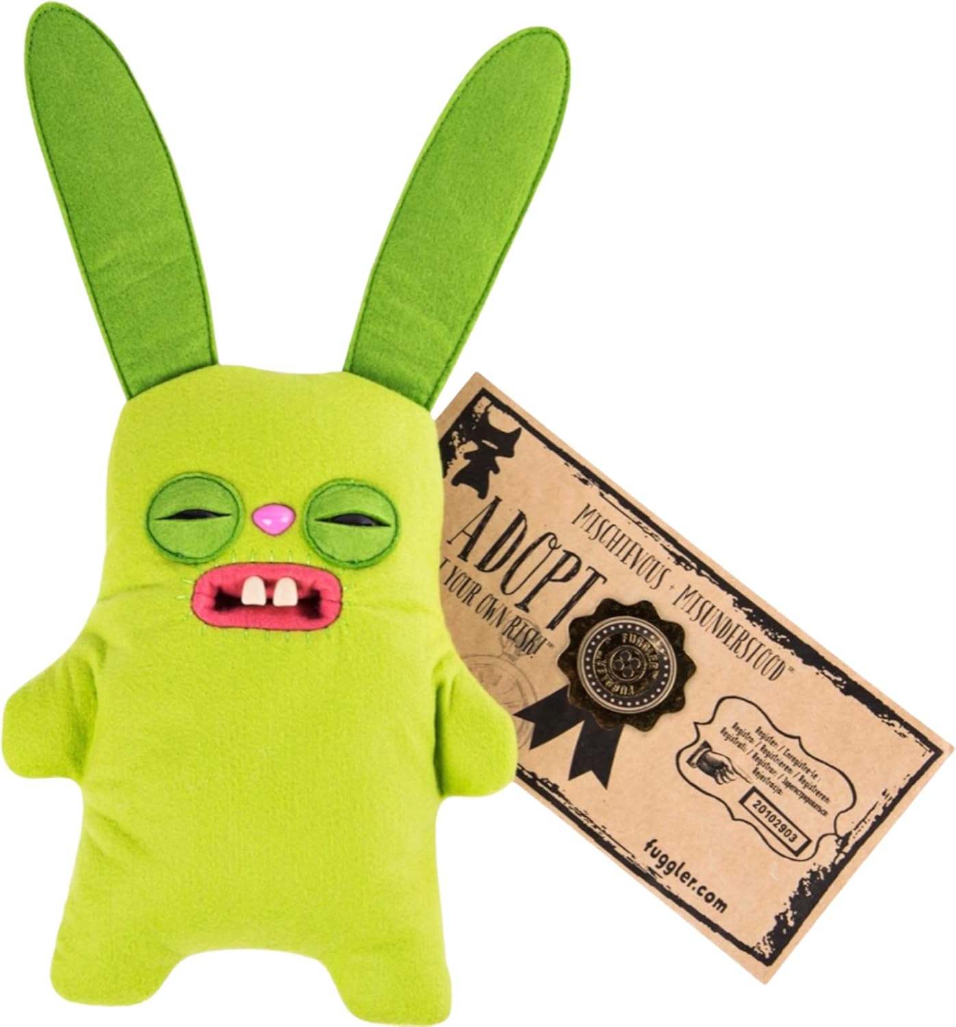 Fuggler – Medium Ugly Funny Monster – Green – BigaMart