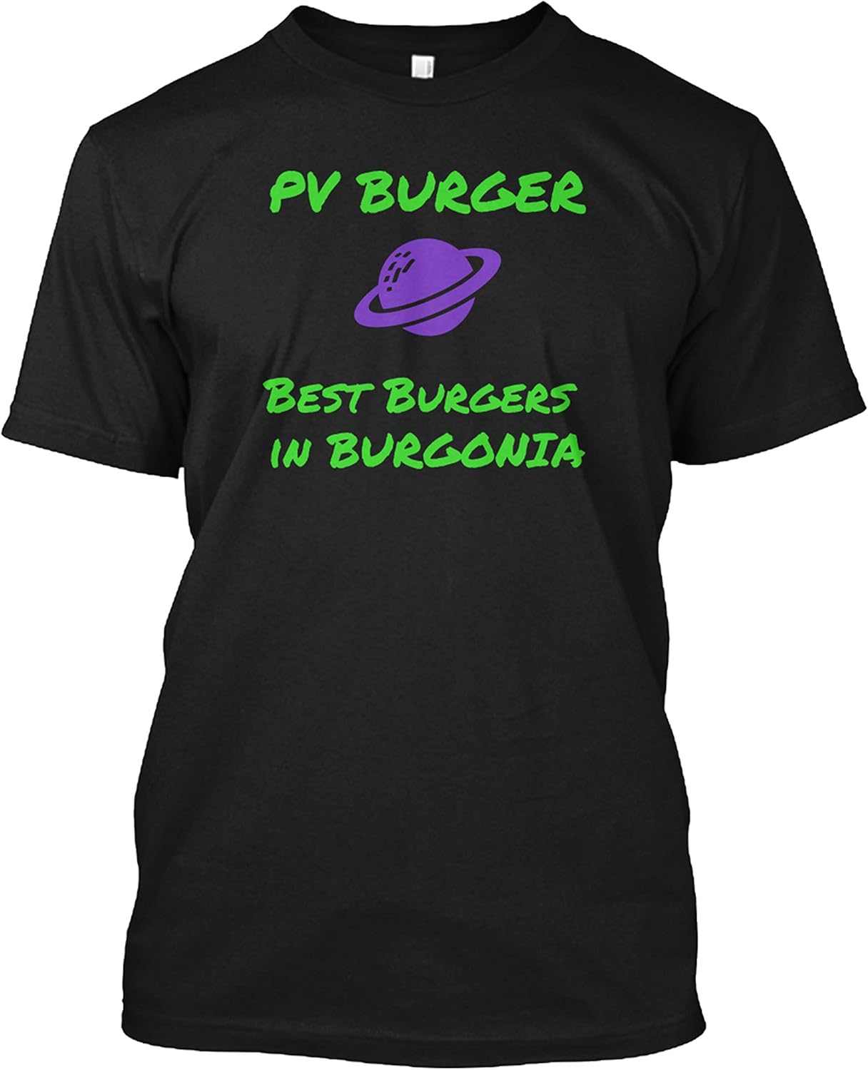 Amazon.com: Pv Burger Best Burgers in Burgonia Gift T Shirt for Men ...