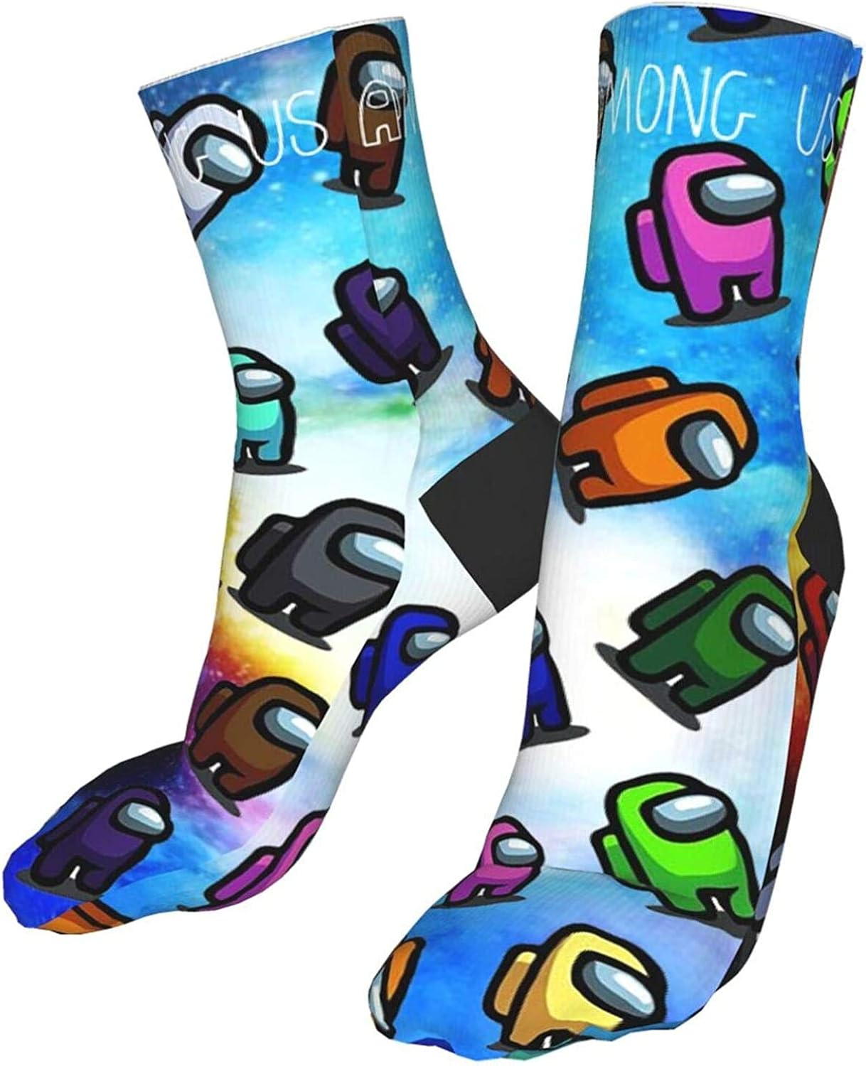 Among Us Impostor Game Girl Boy High Socks Thick Crew Socks Teenager ...
