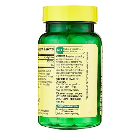 Mua Spring Valley Vitamin B1 (Thiamine) 250mg Tablets, 100 Count ...