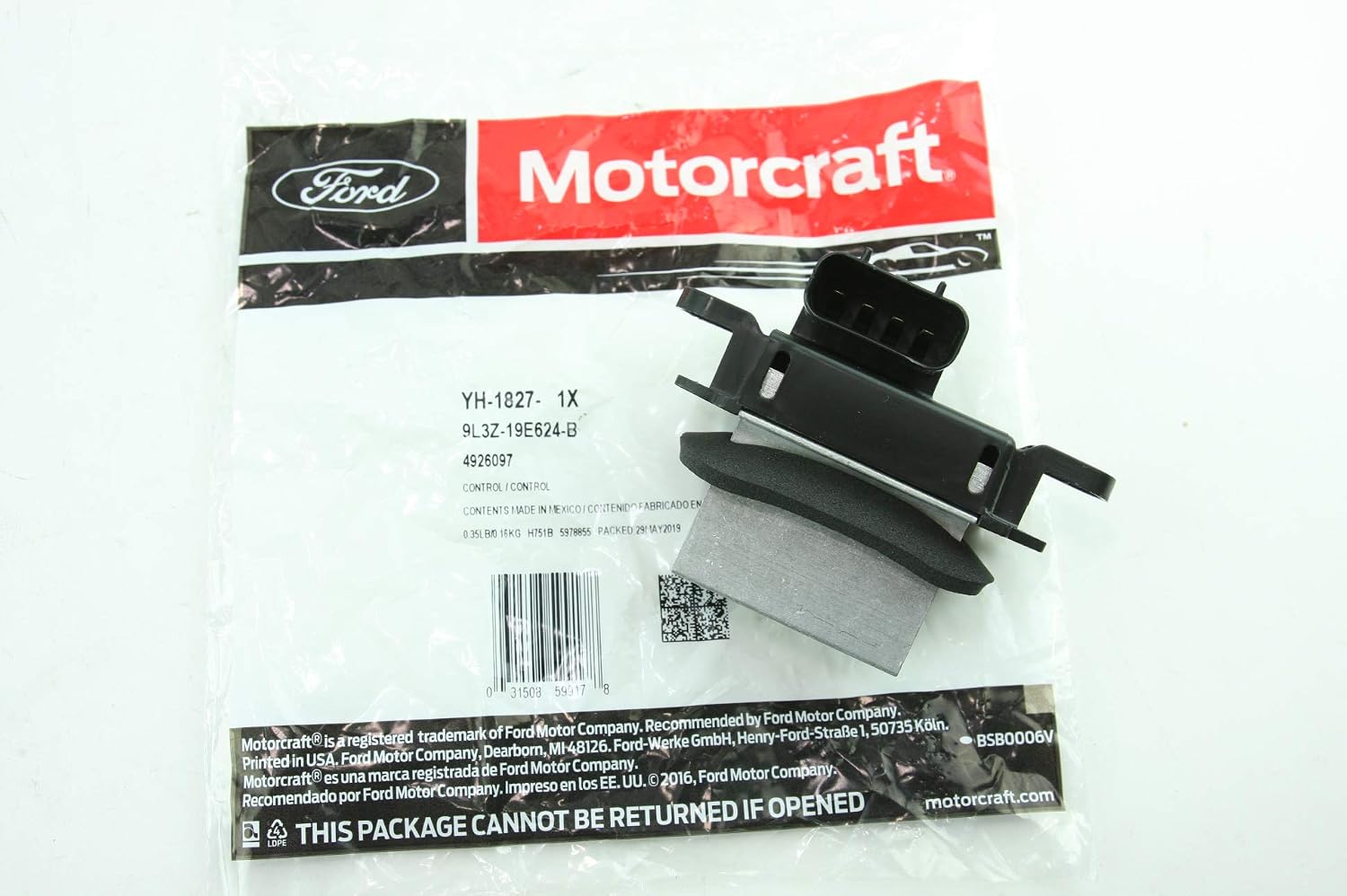 Ford 9L3Z-19E624-B Control, Air Conditioning & Heater Control - Amazon ...