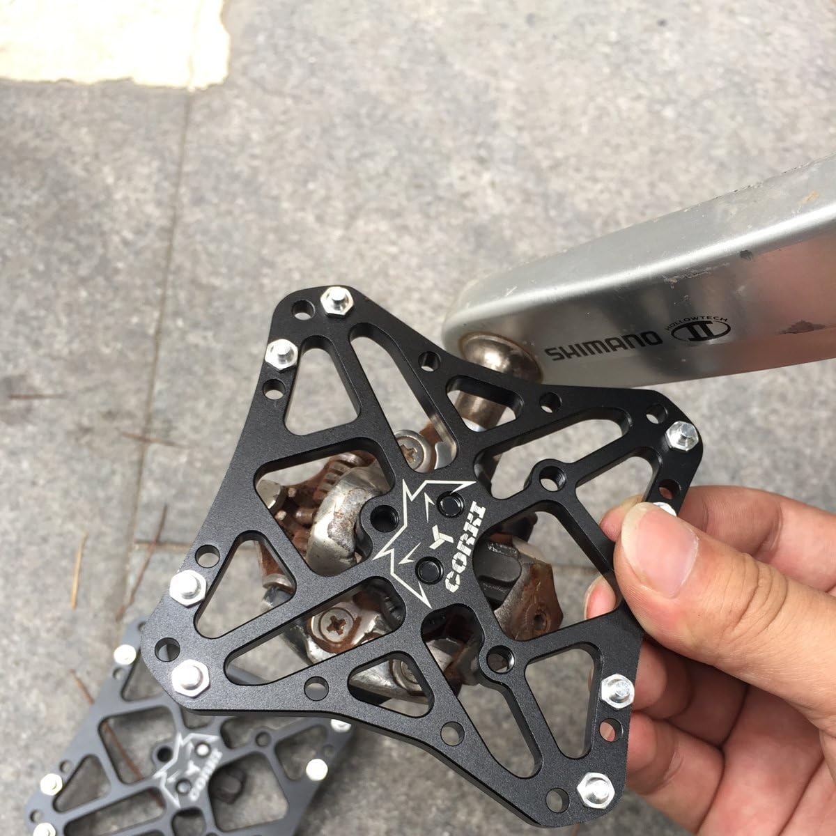 Corki-15 Clipless Pedal Platform Adapters - BigaMart