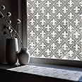 Amazon.com: ChicSkin Pure White Window Privacy Film Decorative Pattern ...