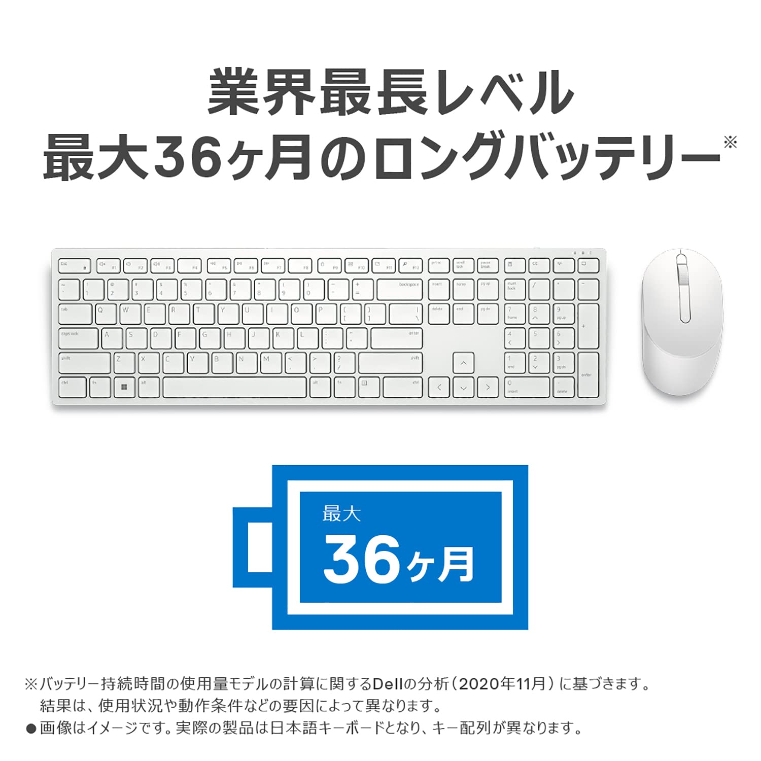 Mua Dell Pro Wireless Keyboard & Mouse (Japanese) KM5221W White trên ...
