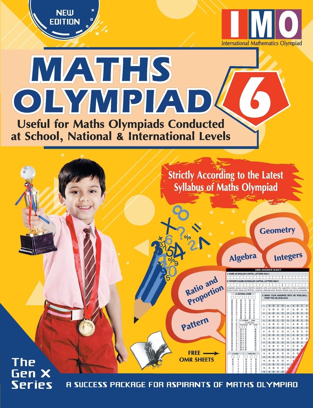 International Maths Olympiad Class 6 With OMR Sheets Theories With