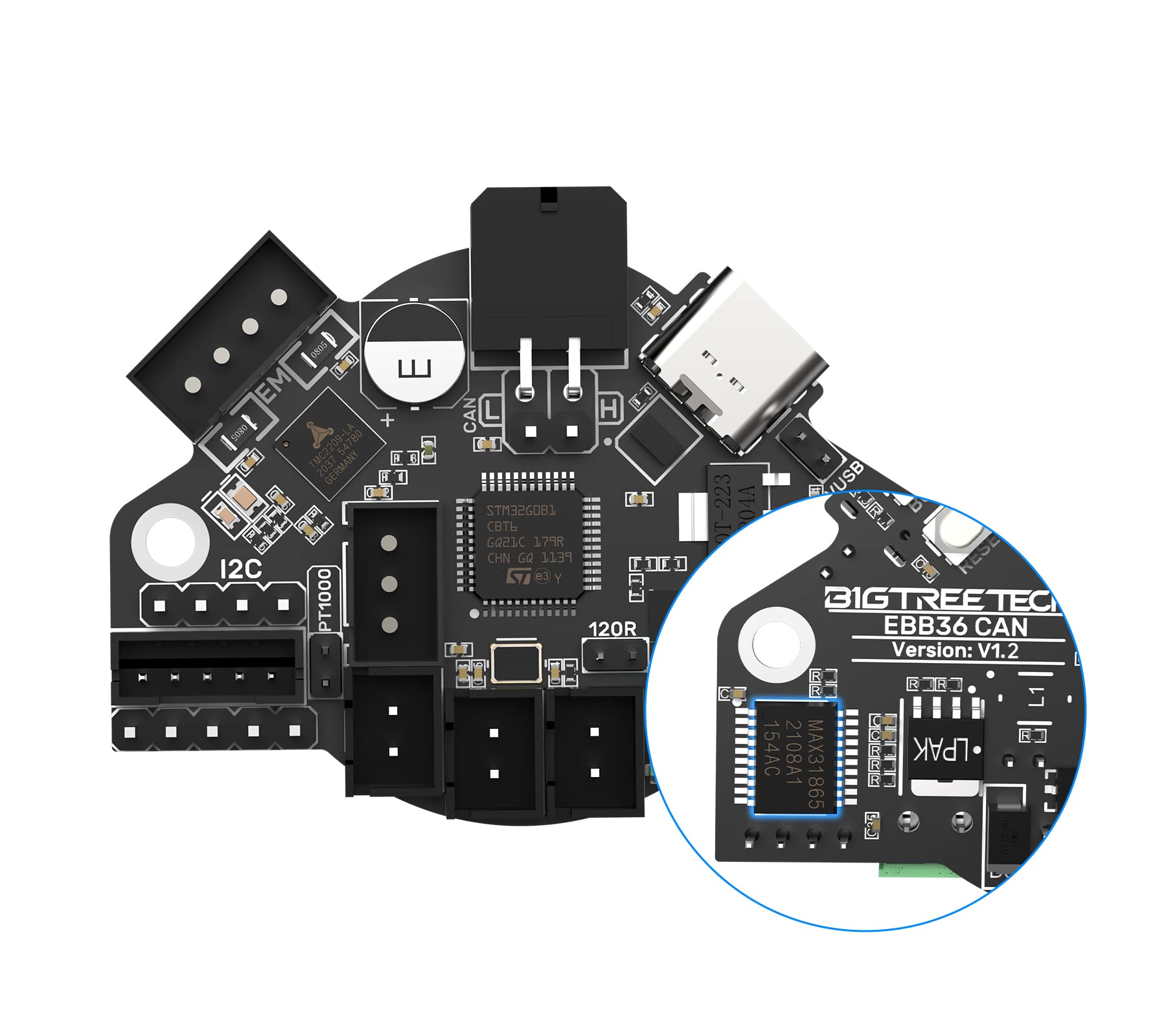 Mua BIGTREETECH EBB36 CAN Bus Adapter Board with MAX31865 Hot End PCB ...