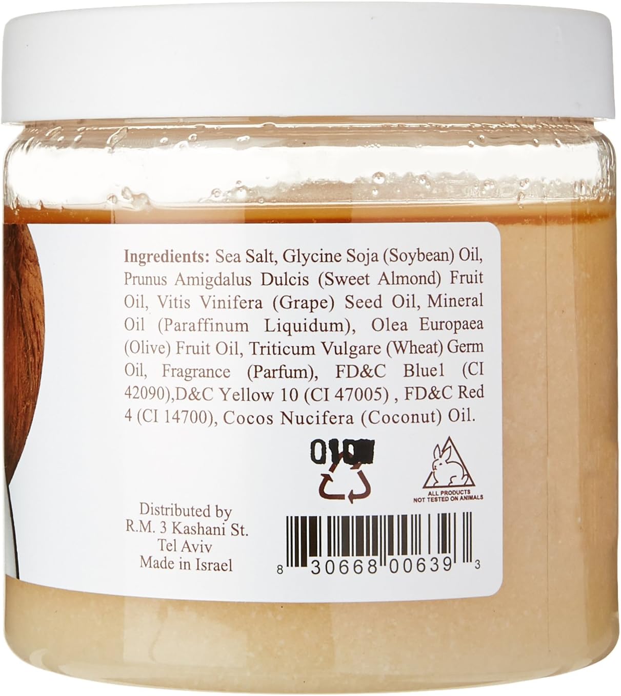 Dead Sea Collection Coconut Salt Scrub With Natural Dead Sea Minerals ...