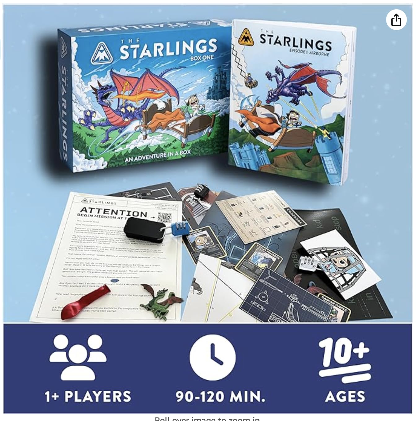 Mua The Starlings Box - Immersive Mystery Game - Half Graphic Novel ...