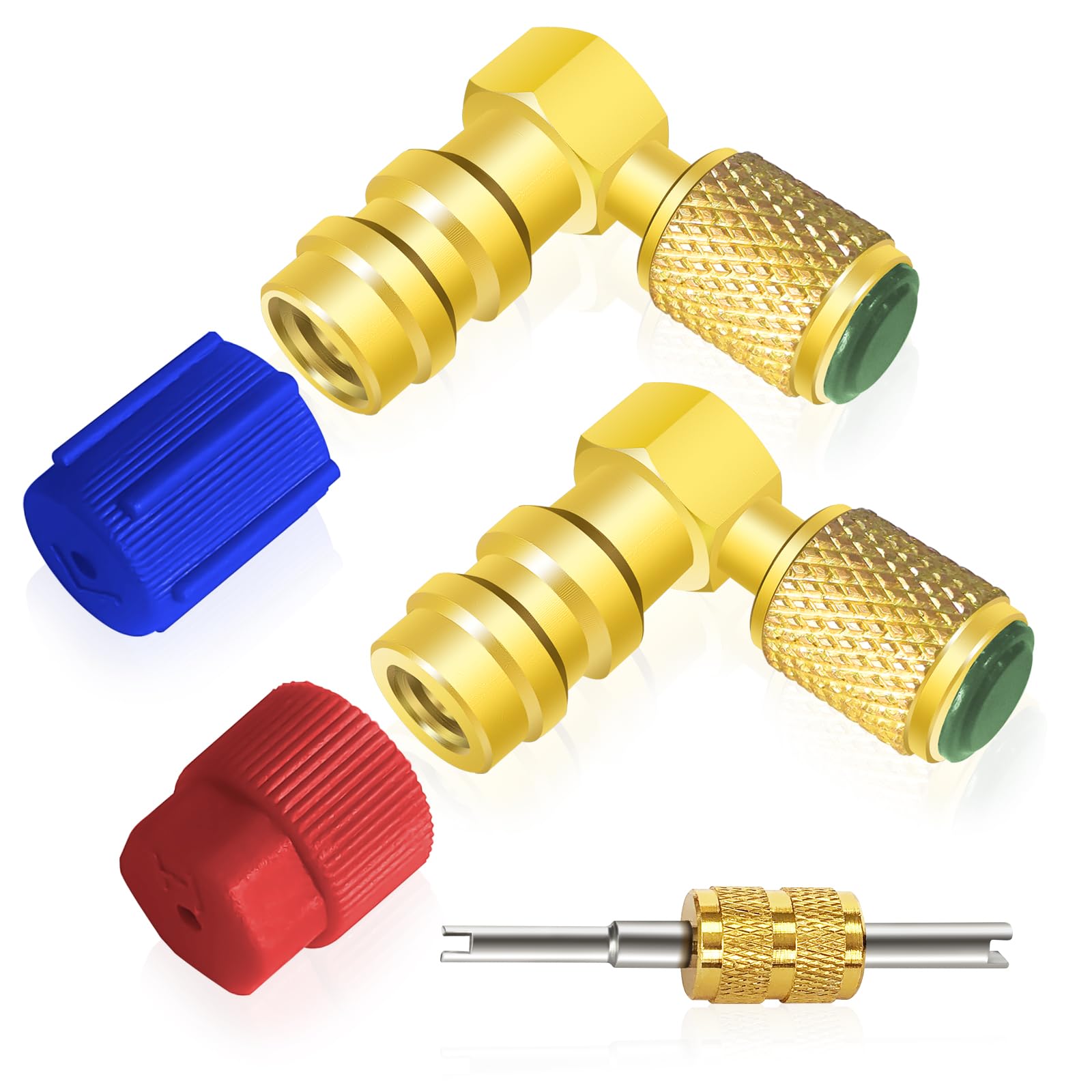 Mua FANOVO R12 to R134A AC Fitting Adapter Kit, Quick Coupler Valve A/C ...