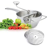 Amazon.com: MIU France Stainless Steel Food Mill, 1/2-Quart : Home ...