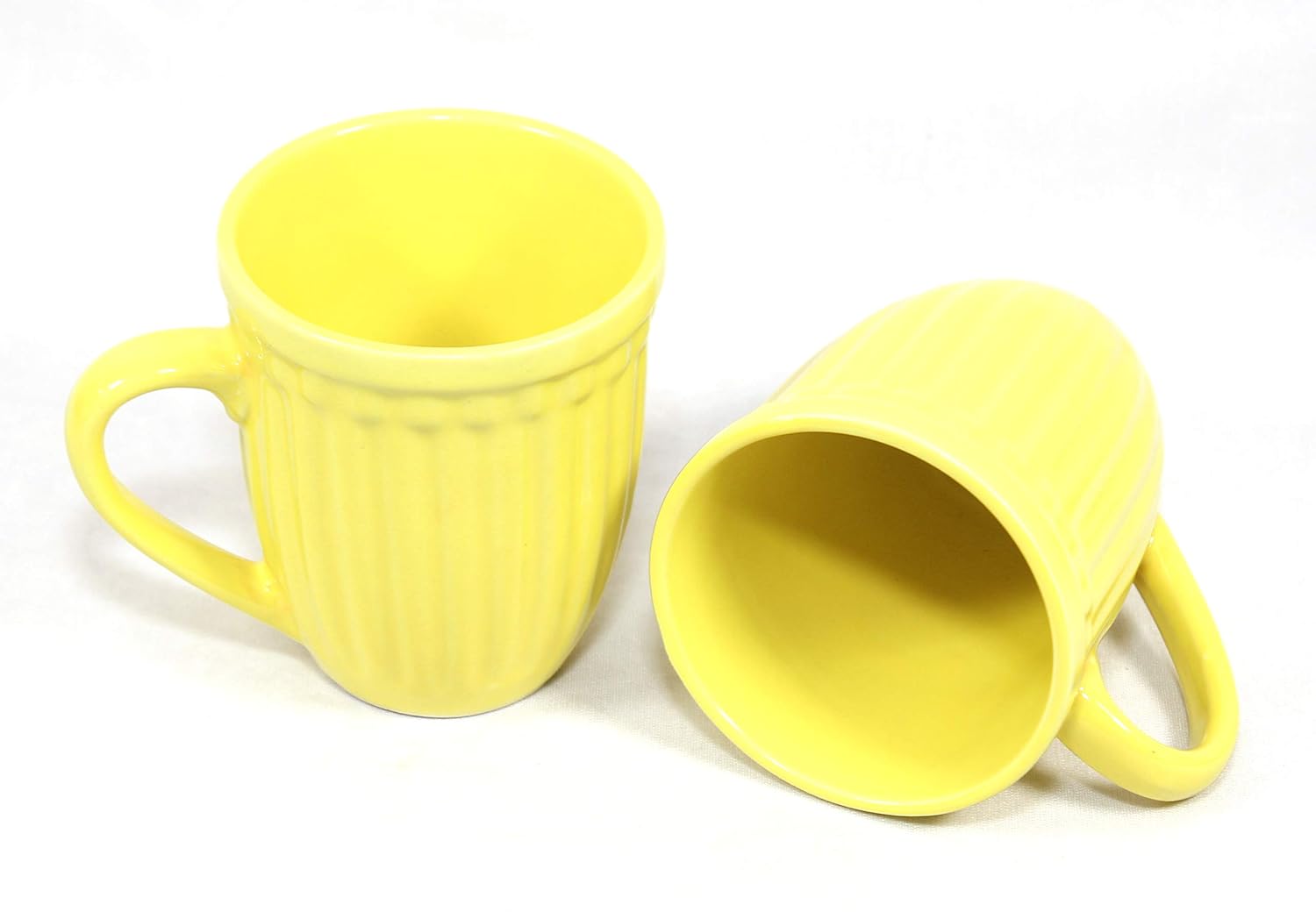 Buy Light Yellow Mug (Set of 2) Online at Low Prices in India - Amazon.in