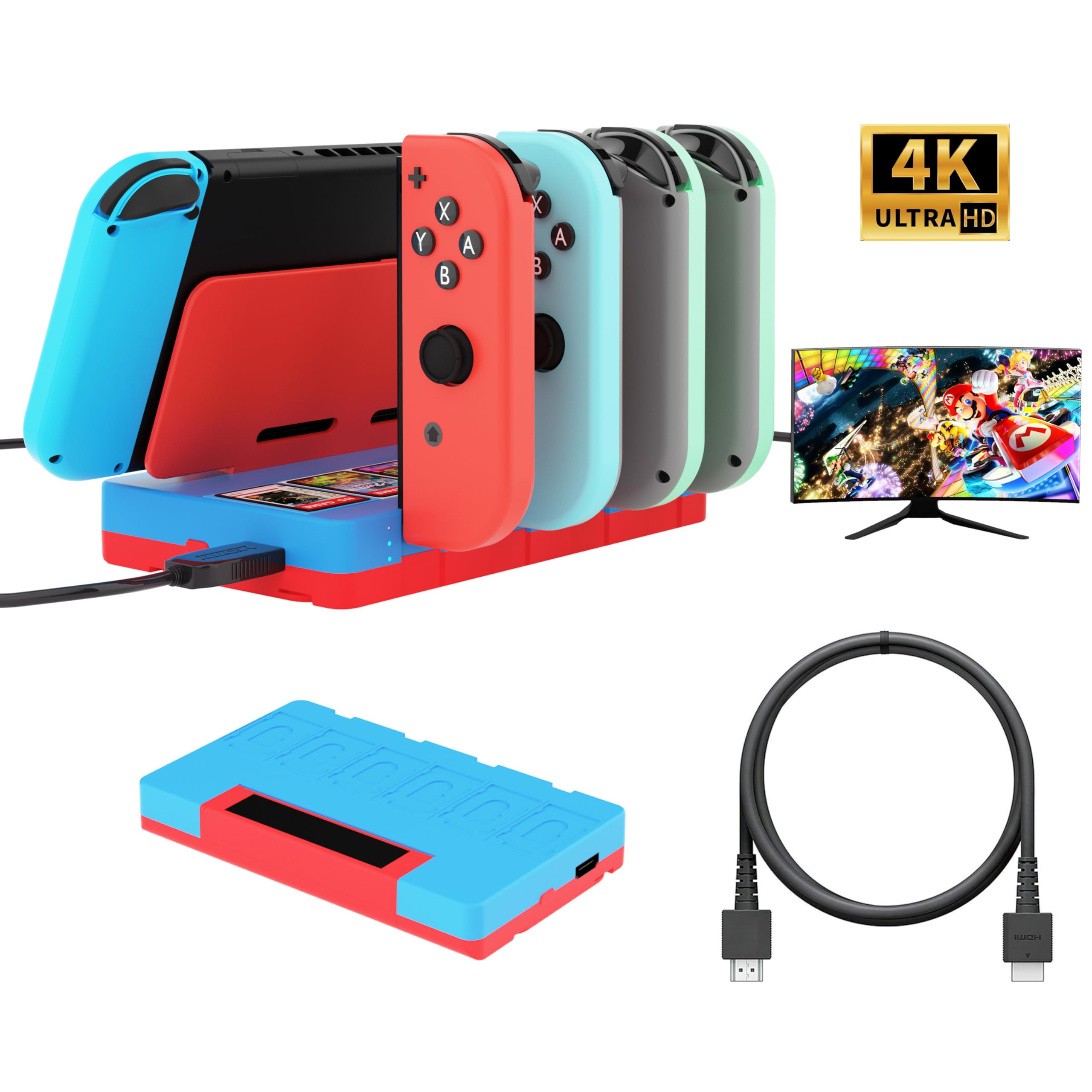Laehovr Portable Switch Dock Charger for Nintendo Switch/Switch OLED ...
