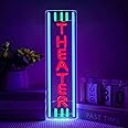 Amazon.com : Theater Neon Sign Dimmable LED Movie Night Signs for Wall ...