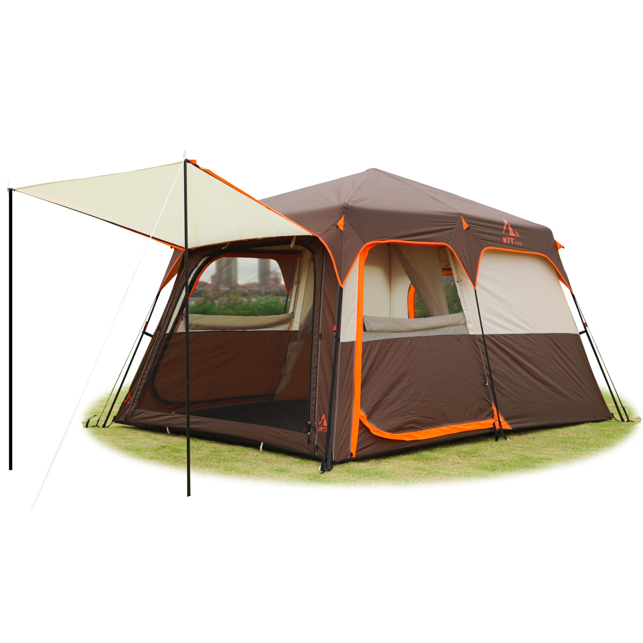 KTT Instant Tent 6-8 Person C,Large Family Cabin Tents,Automatic Tent ...
