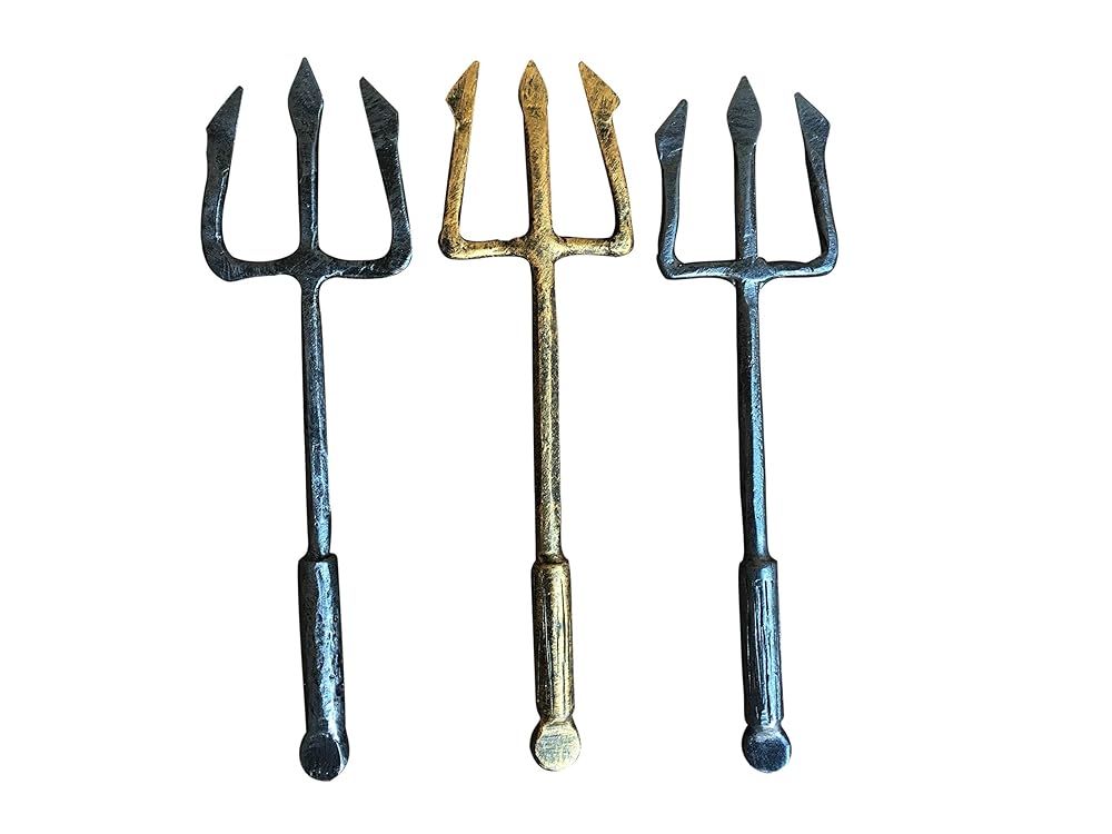 Amazon.com: Hand forged trident, cosplay weapon, trident, Poseidon ...