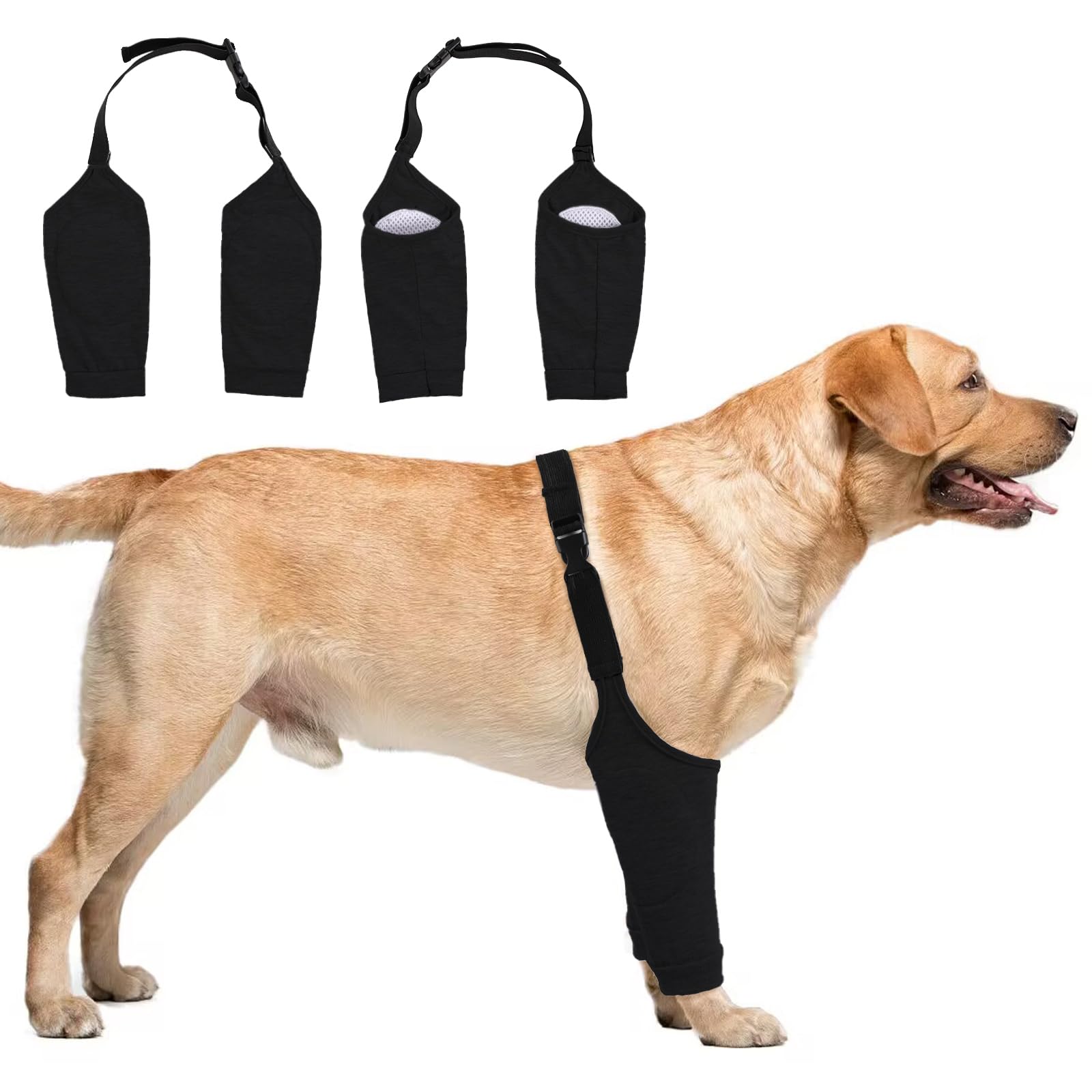 Dog Recovery Suit for Front Legs, Dog Leg Sleeves After Surgery with ...