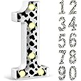 Amazon.com: VIHOSE Light Cow Print Numbers Birthday Table Centerpieces ...