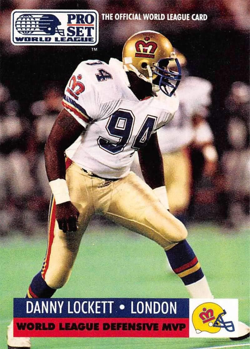 Amazon.com: 1991 Pro Set Football Card #706 Danny Lockett LL London ...