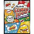 Blank Comic Book: Create Your Own Comic Adventures - Fun Pages with ...
