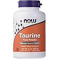 NOW Supplements, Taurine Pure Powder, Nervous System Health*, Amino ...