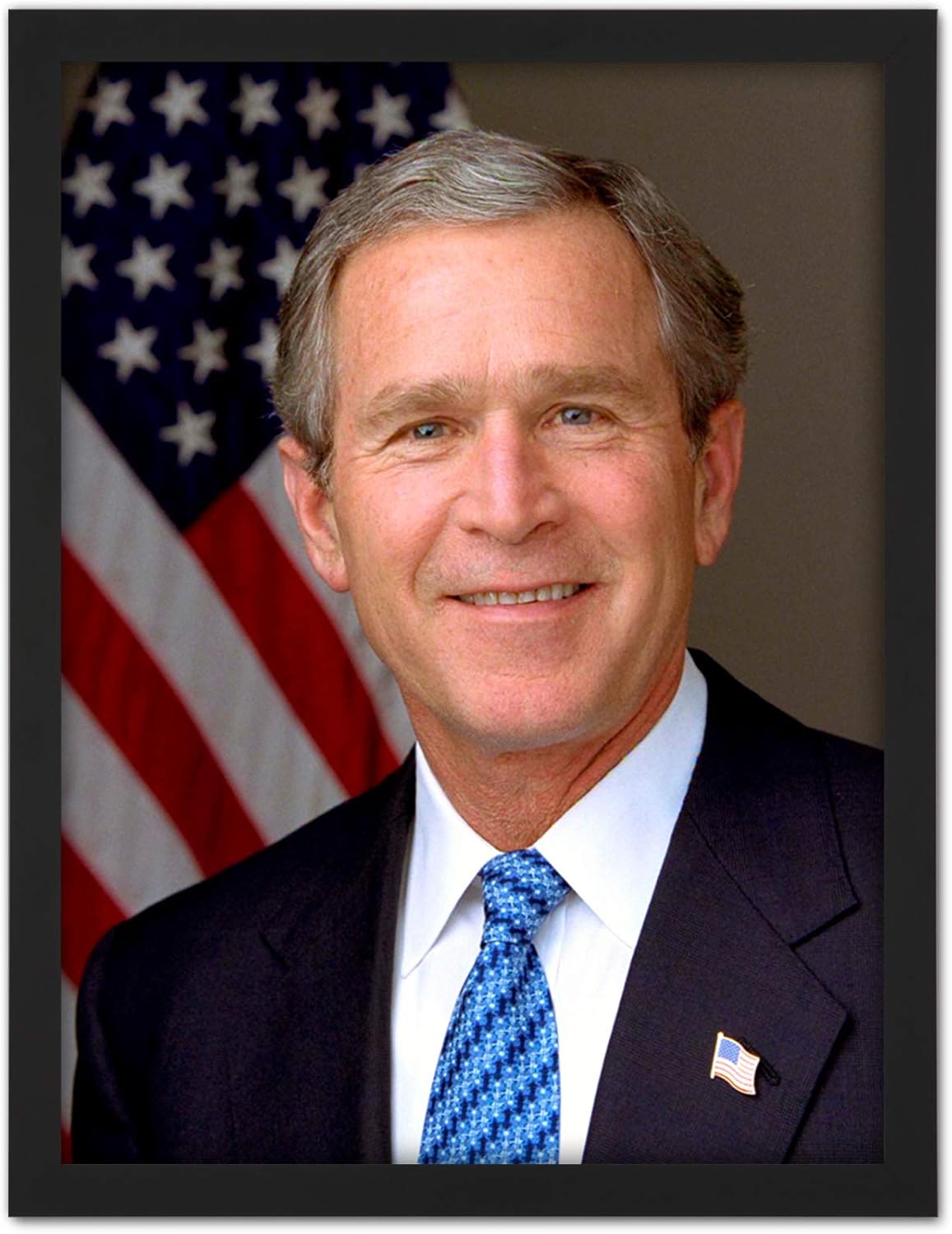 Draper Portrait US President George Walker Bush Photo Artwork Framed ...