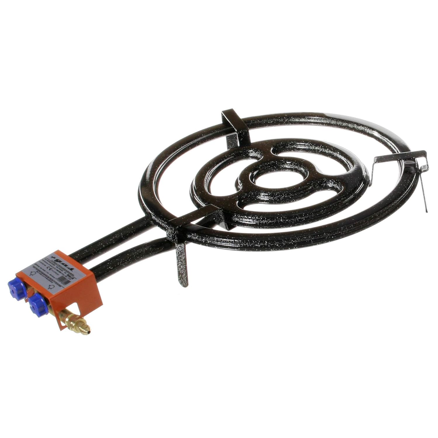 Garcima Butane/Propane Gas Ring with Gas Outlet Side, Black, 50 cm ...