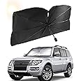 Amazon.com: ESEWALAS Car Windshield Sunshade Umbrella,Car Sun Shade ...