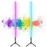 Amazon.com : 4 Pack 4ft Portable Battery Powered Tube Light 120cm ...