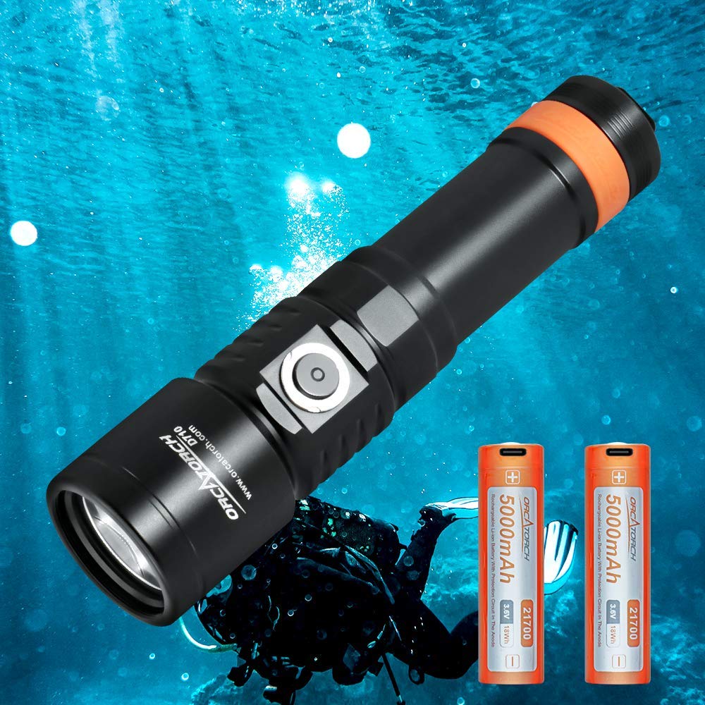 Mua Orcatorch 【492ft Underwater Diving】 D710 Scuba Diving Light, 3000 ...