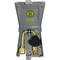 Burnaby Manufacturing Ltd BBQ Gas Outlet, 1/2" NPT Inlet, 1/2" Quick ...