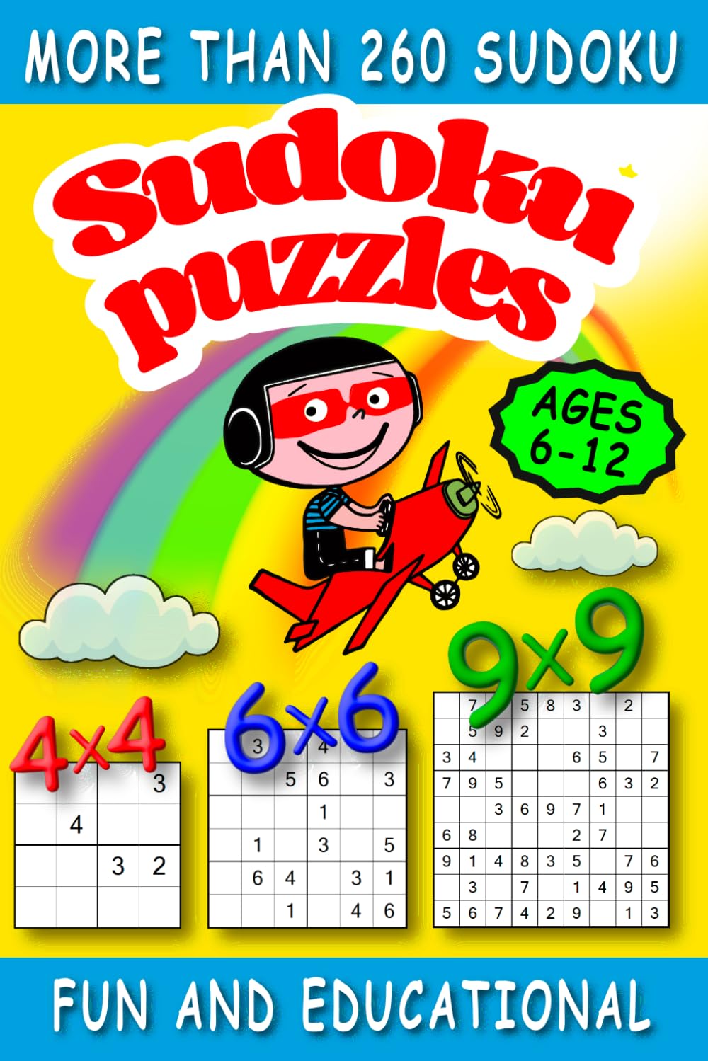 Mua Sudoku Puzzles for Kids: For Kids & Toddlers Ages 6-12 trên Amazon ...