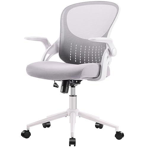 SMUG Office Computer Gaming Desk Chair, Ergonomic Mid-Back Mesh Rolling ...
