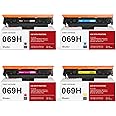 Amazon.com: 069H Toner Cartridge 4-Pack LemeroUexpect Compatible ...