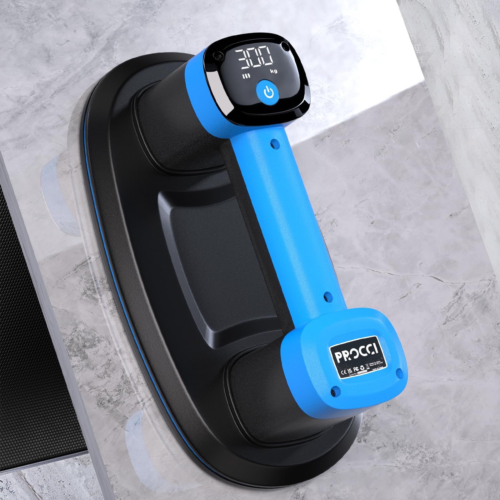 Electric Battery Suction Cup – Cordless Vacuum Lifter for Tiles, Glass ...