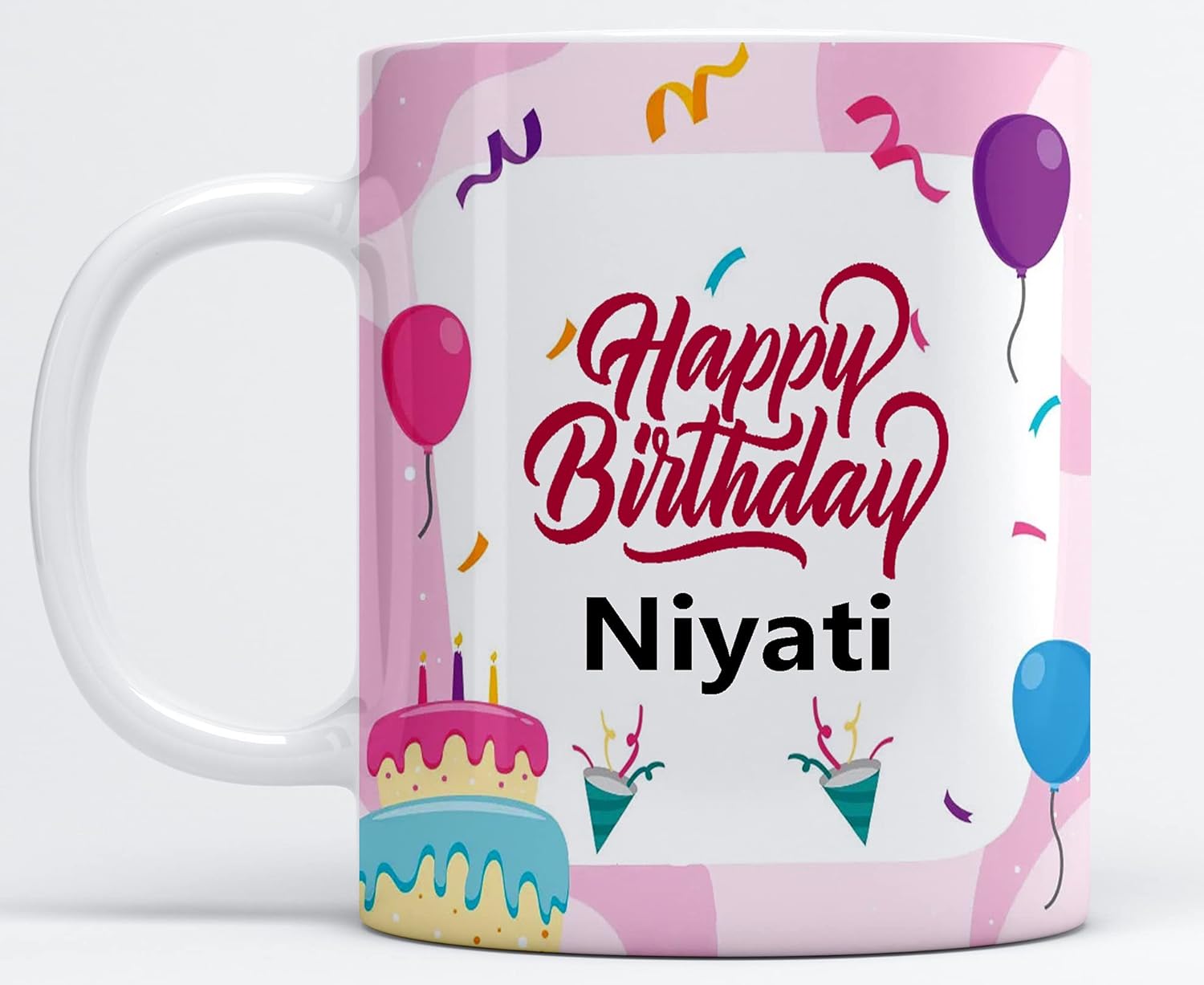 Buy Happy Birthday Niyati Printed Coffee Mug, Niyati Name Mug, Best ...