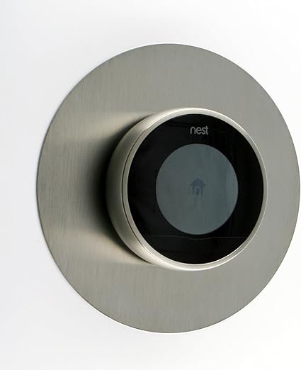 Nest Thermostat Wall Plate by Formonic. Round (large 15cm) stainless ...