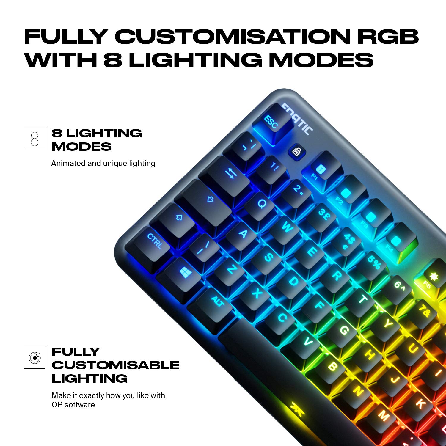 Mua Fnatic miniSTREAK Silent LED Backlit RGB Mechanical TKL Gaming ...