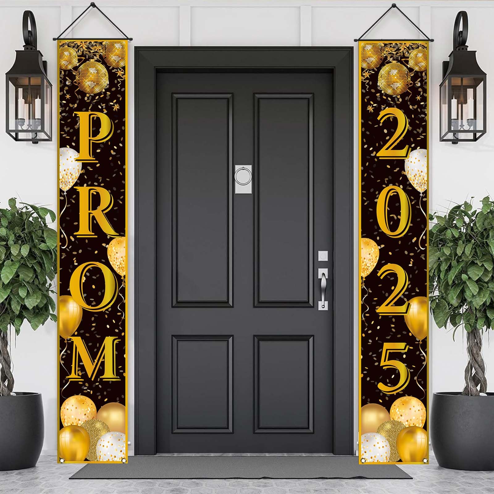 Prom 2025 Porch Banner Graduation Prom Party Front Door Sign Wall ...
