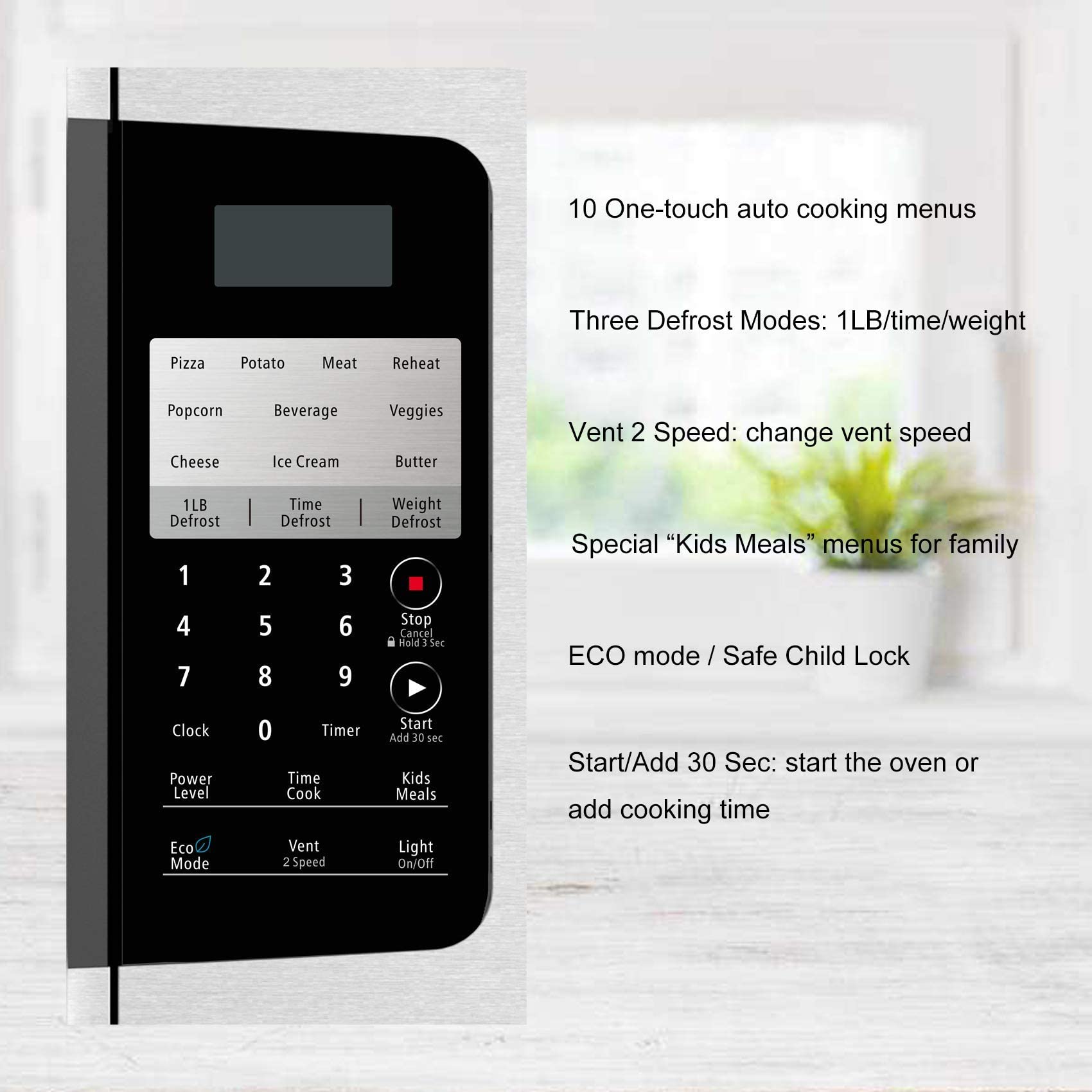 Mua SMETA Over The Range Microwave Oven with Vent, 1.7 Cu. Ft 30 Inch ...