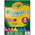 Amazon.com: Crayola Construction Paper, 120 Sheets : Arts, Crafts & Sewing