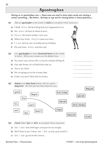 Apostrophe Worksheets Ks3