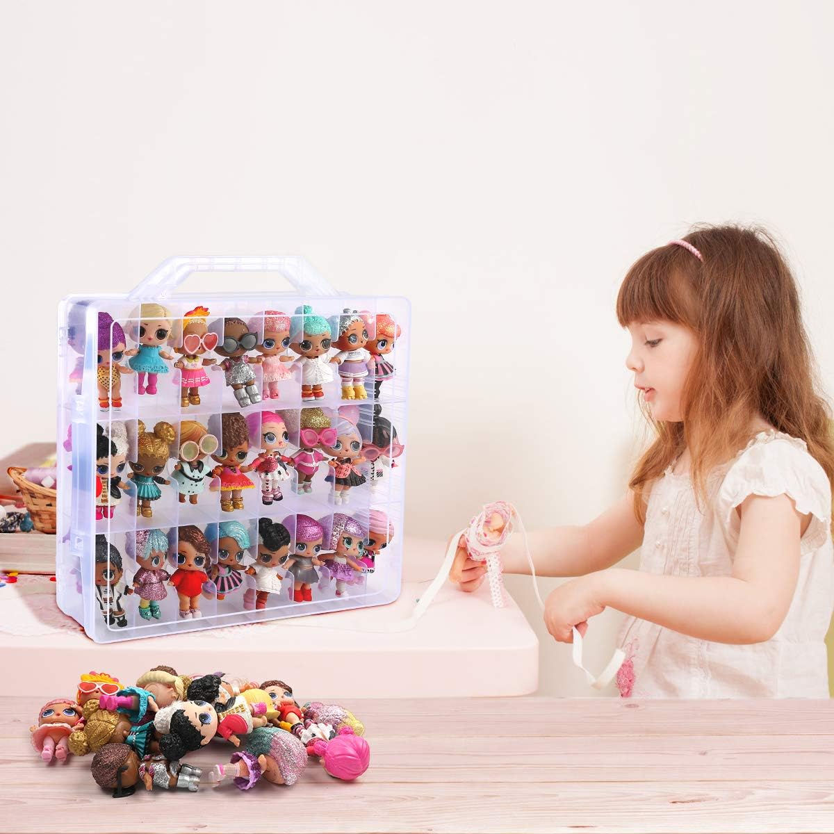ALKOO Organizer Storage Case compatible with LOL 564836E7C Glitter Doll ...
