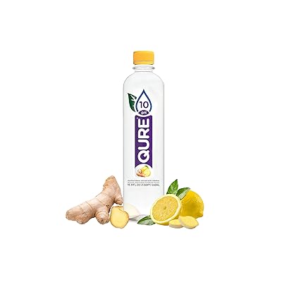 Qure Alkaline Water, Lemon Ginger, 24 Count Philippines | Ubuy