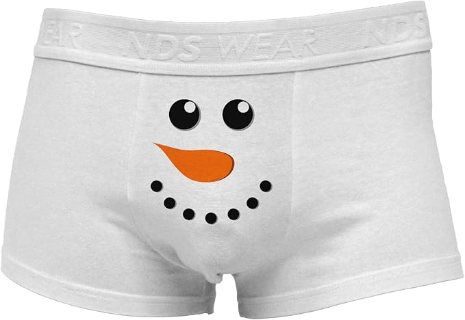 Snowman Face Christmas Mens Cotton Trunk Underwear at Amazon Men’s ...