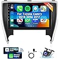 Amazon.com: [8 CORE 2G+64G] Car Radio for Toyota Camry 2015 2016 2017 with Wireless Carplay ...