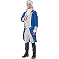 Amazon.com: Skeleteen George Washington White Wig - Historical Colonial ...