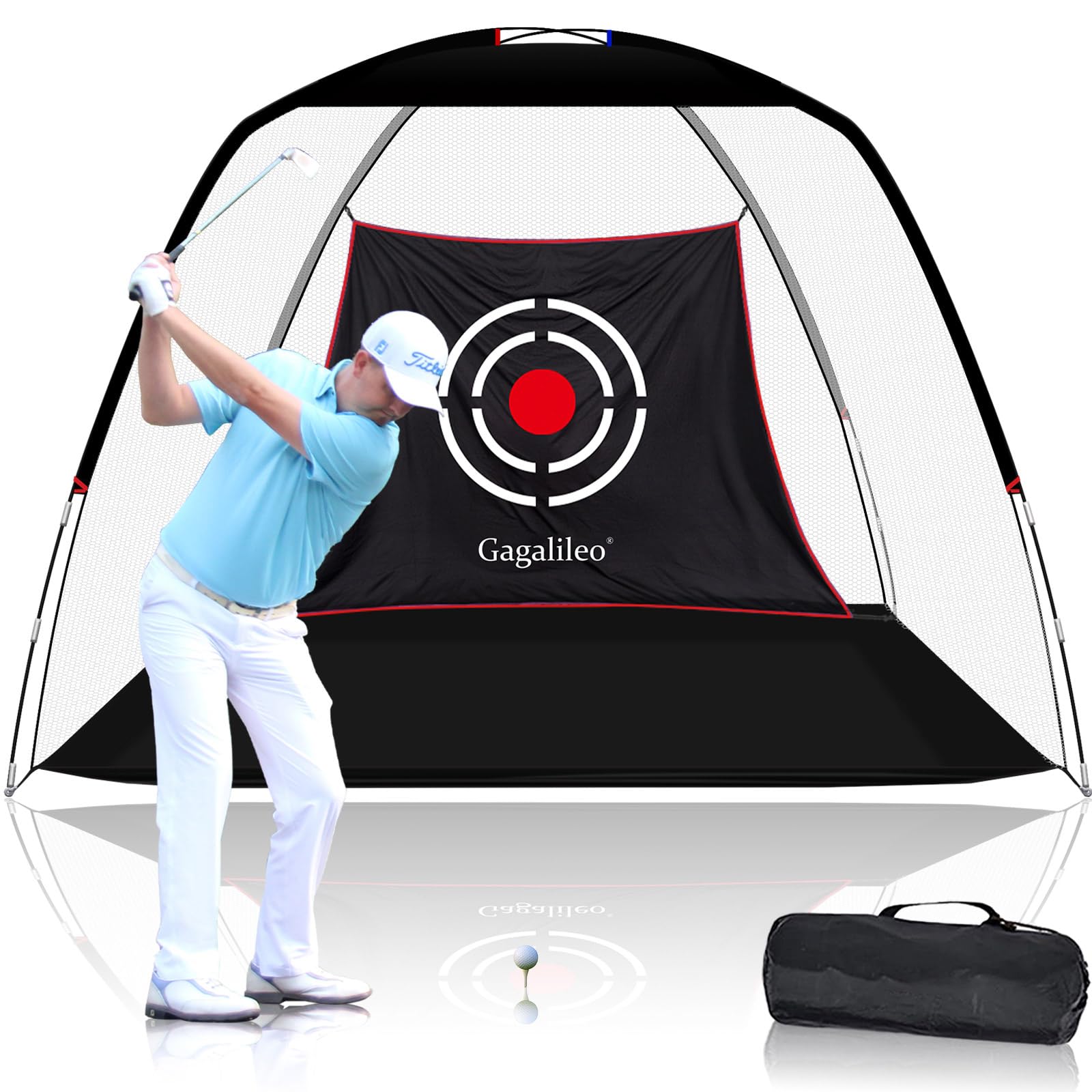 Golf Hitting Practice Nets for Backyard Driving Heavy Duty Men Real ...
