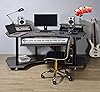 LEEKOUS STERXONE Best Music Recording Studio Desk with Piano Keyboard ...