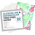 Amazon.com: Impresa 20 Pack 8 x 12 Inches Alcohol Ink & Watercolor ...